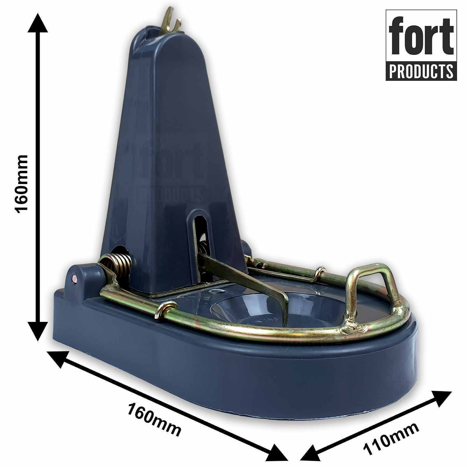 Large Heavy Duty Powerful Rodent Black Cat Rat Trap -Kills Instantly ...