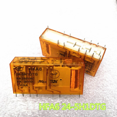 HongFa HFA6 24-5H1DTG Safety Relay 14 Pins 6A 250VAC | eBay