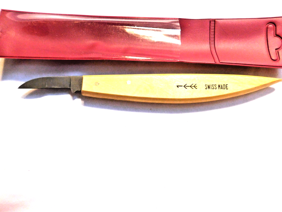 SOLINGEN GERMANY WOOD CHISELS & SWISS MADE CARVING KNIFE WITH ...