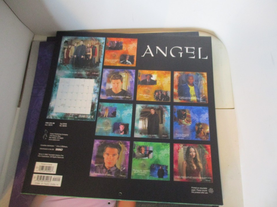 2003 Angel Buffy the Vampire Slayer Calendar New Not Sealed David ...