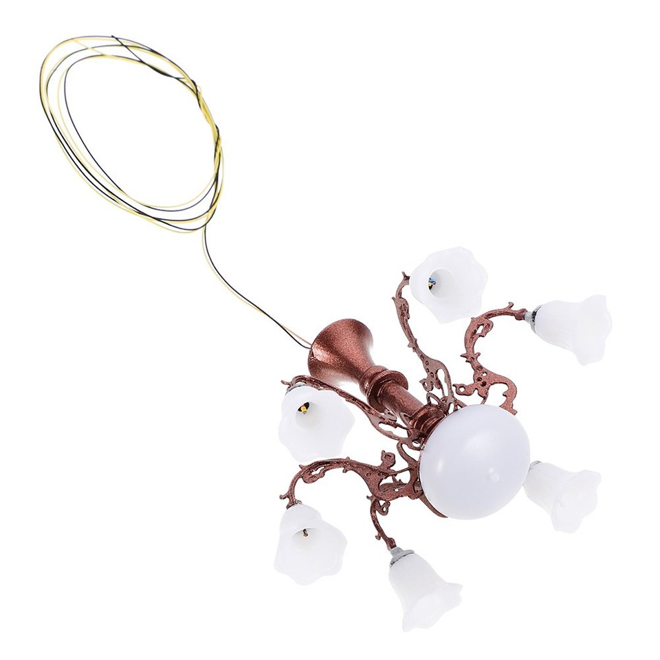 Mini Model Chandelier Tiny House Ceiling Lamp Sand Table Ceiling Light ...