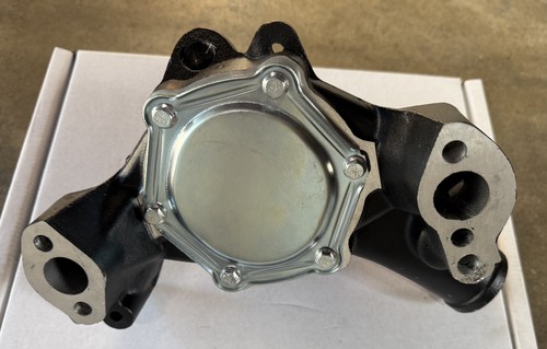 Chevy SBC 350 High Volume Reverse Flow Aluminum Long Water Pump Black ...