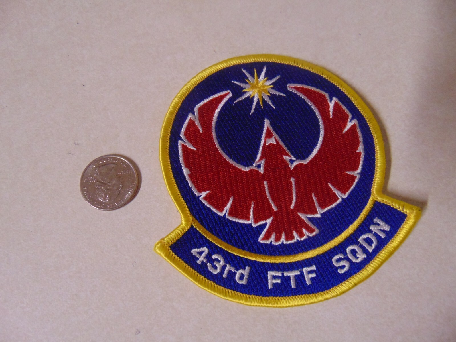 MILITARY PATCH 43RD FTF SQUADRON | eBay