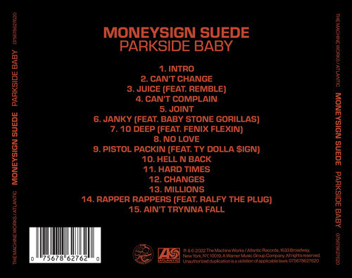 Parkside Baby by Moneysign Suede (CD, 2022) for sale online | eBay