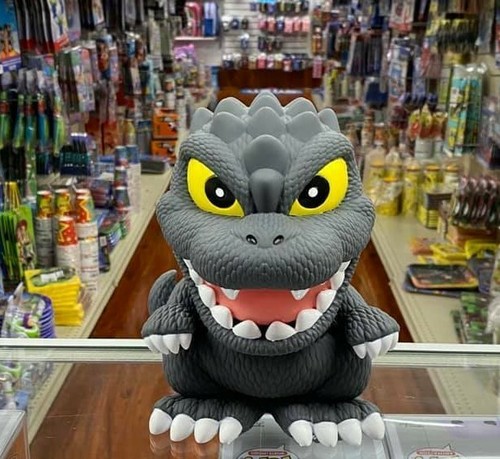Super Cute Godzilla Figural Bank Vinyl Figure Bust Coin Bank Great Gift ...