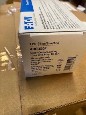 EATON AHCL630P COLOR CODED LOCKING ULTRA GRIP PLUG L6-30P - BUY MORE ...