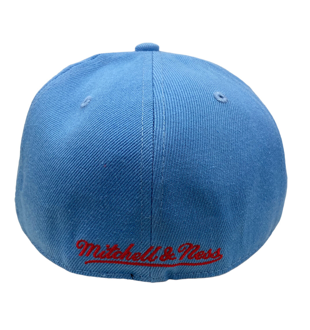 Mitchell & ness Chicago Bulls NBA Two Tonal fitted HWC hat cap Blue | eBay