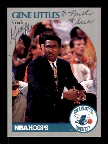 1990 Hoops - Gene Littles - On Card Autograph | eBay