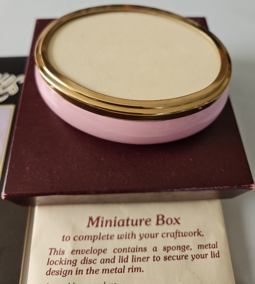 Mill Hill-Elegant Beads & Boxes-Chart w/Framecraft Pink Porcelain Box ...