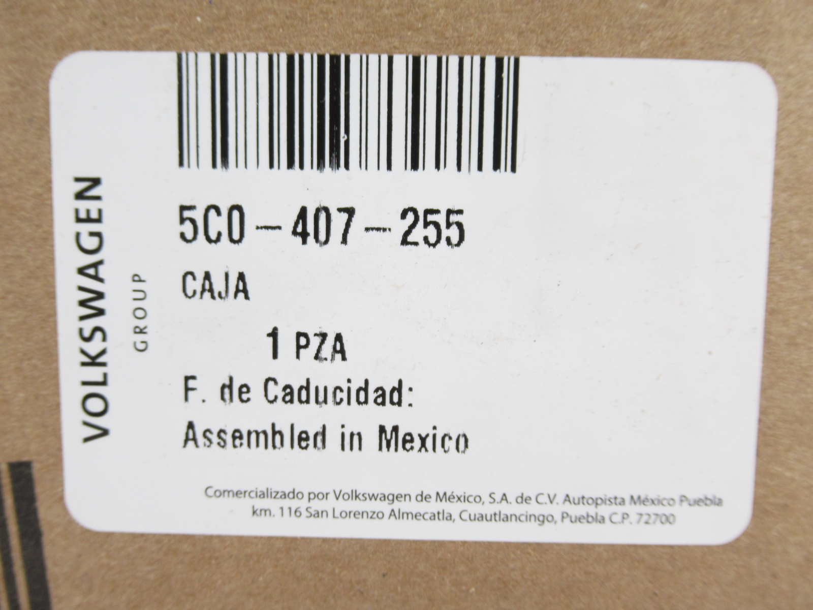 Genuine OEM Volkswagen 5C0-407-255 Driver Front Steering Knuckle | eBay