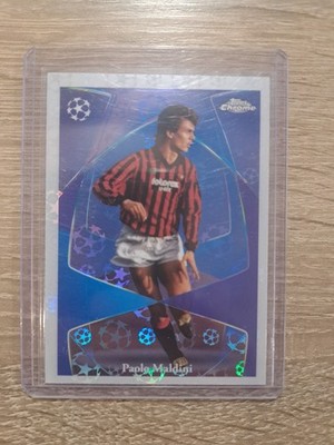 Topps 2024/25 Uefa UCC Chrome Logofractor Paolo Maldini, Milan Starball ...