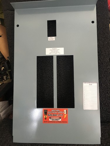 SQD DEAD FRONT COVER 200A 120/240V 1PH 20 OR 24 SPC QO LONG 19 1/2 WIDE ...