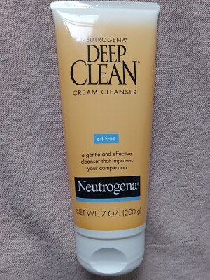 Neutrogena Deep Clean Cream Cleanser Face 7 Fl oz Oil Free ...