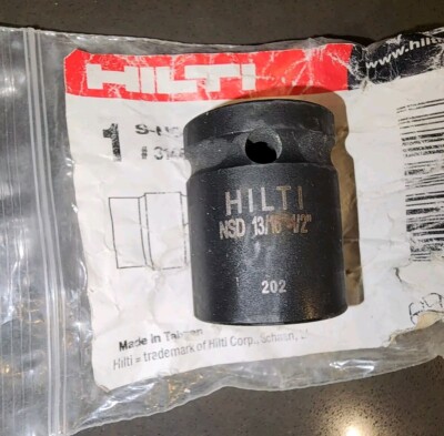 New HIlti 314674 Impact socket 1/2"-13/16" shallow anchor 6 point | eBay