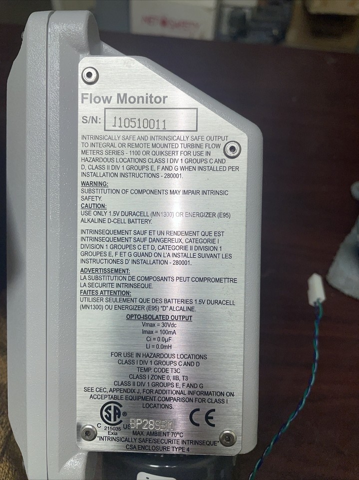 PEMBINA FLOW MONITOR BP2800 BP28SBM | eBay
