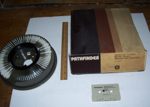JOHN DEERE PATHFINDER HARVES TRAK COMBINE MONITOR SYSTEM OPERATION TAPE ...