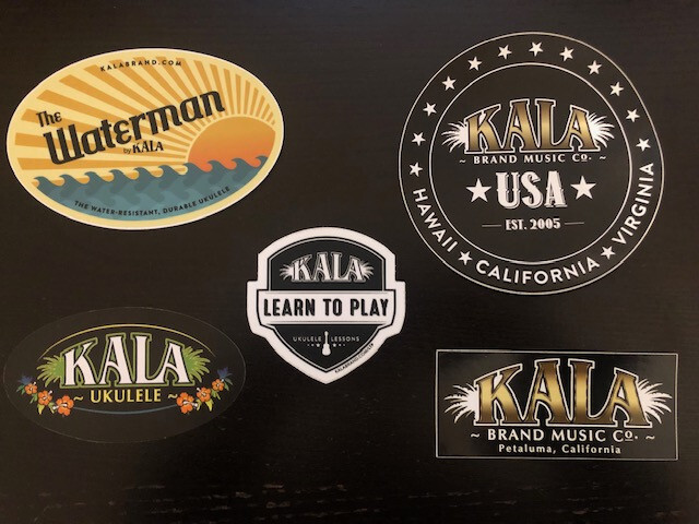 Kala Ukulele Original Mfg 5 pc Sticker Set | eBay
