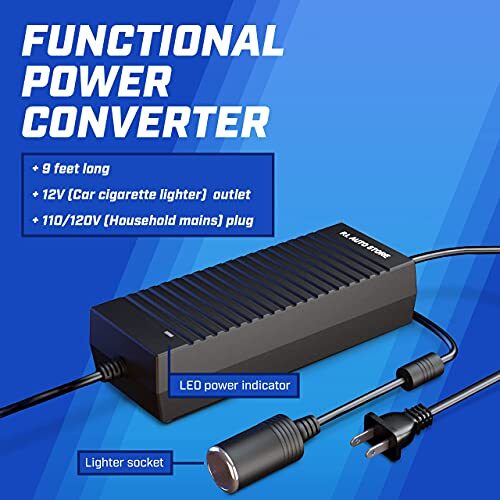 12V DC Power Converter PI Store Adapter 110V to 120V Transformer 10 Amp ...