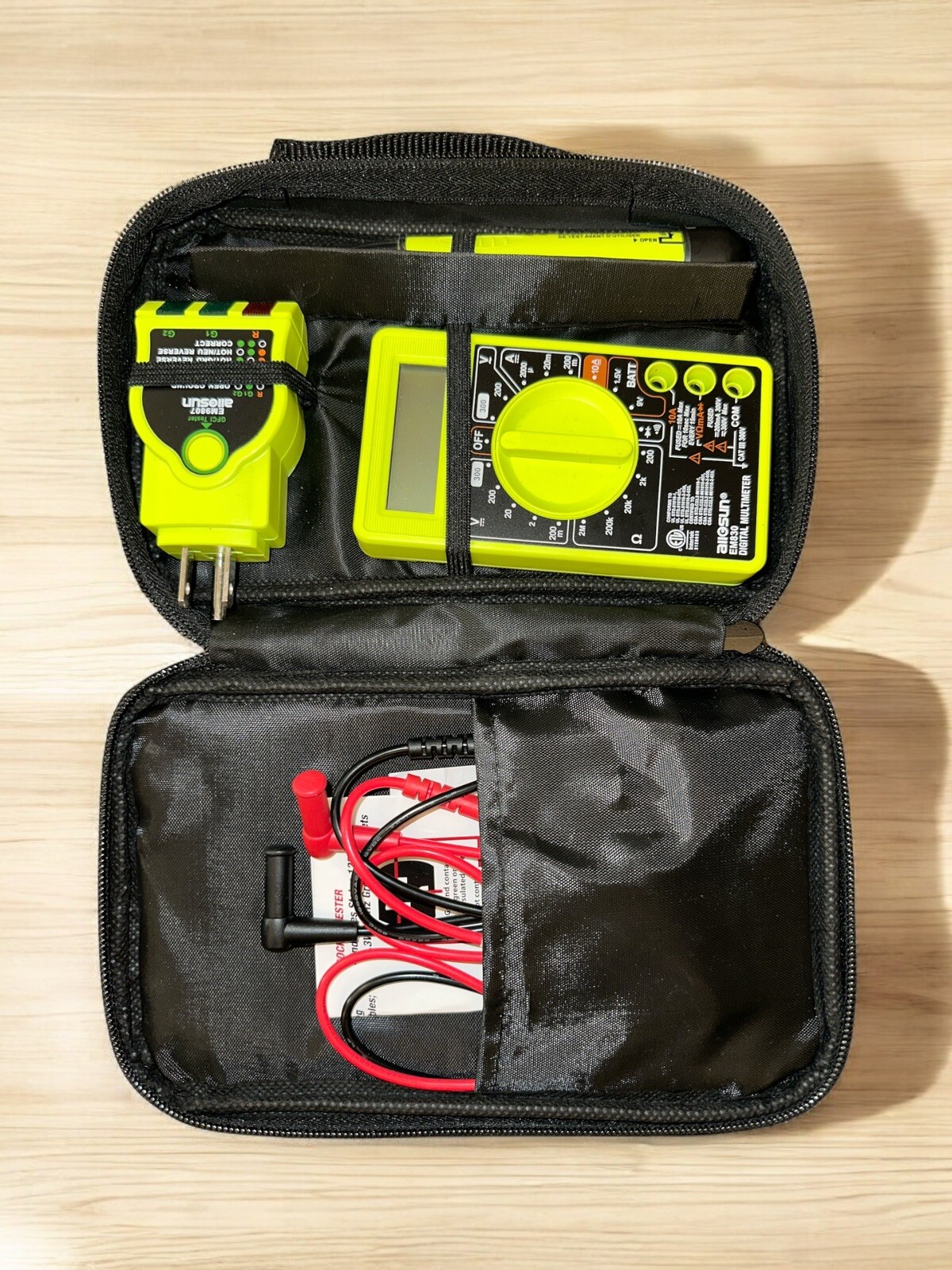 ALLOSUN EM830 Digital Multimeter Electronic Tester Kit AO1067948 ...