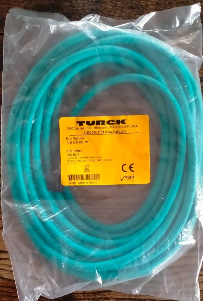 Turck RJ45 RJ45 841-7M UX13615 industrial ethernet - New in original ...