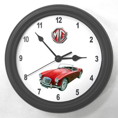 MGA MG Garage Wall Clock New Great Gift! | eBay