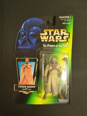 Kenner Tusken Raider With Gaderffi Stick Battle Club Action Figure ...