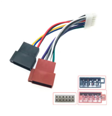 Universal Car Stereo Plug Wire Adapter 12 Pin To ISO Radio Wiring ...