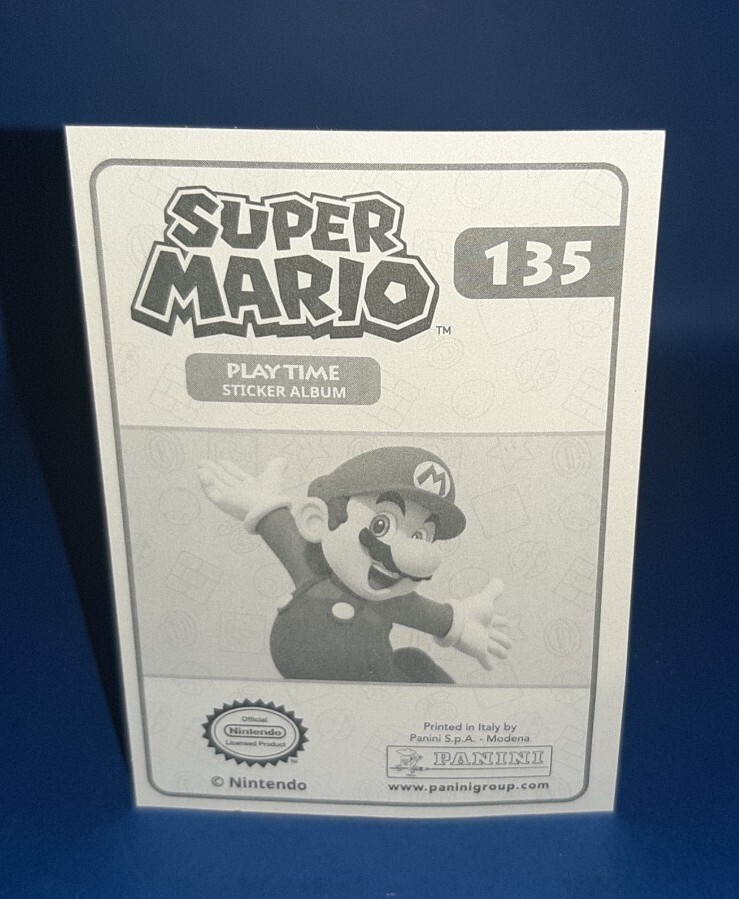 Super Mario Playtime Stickers Figurine Red Frame Sticker 135 Red Frame ...