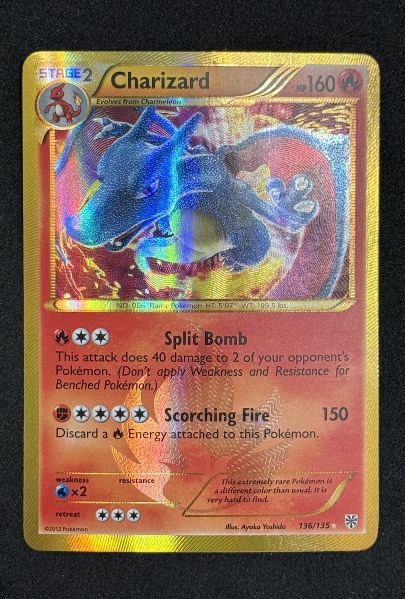 Skinnende Charizard Kort Plasma Storm