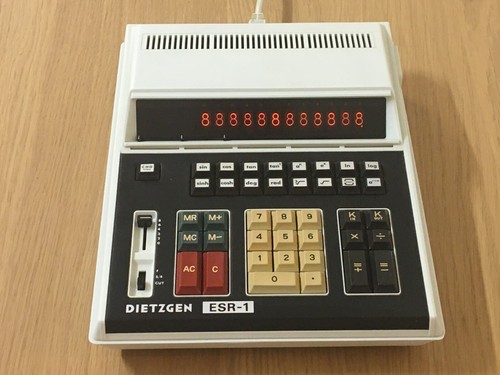 Vintage Nixie tube calculator Dietzgen ESR 1 ( Casio fx-1 Remington ...