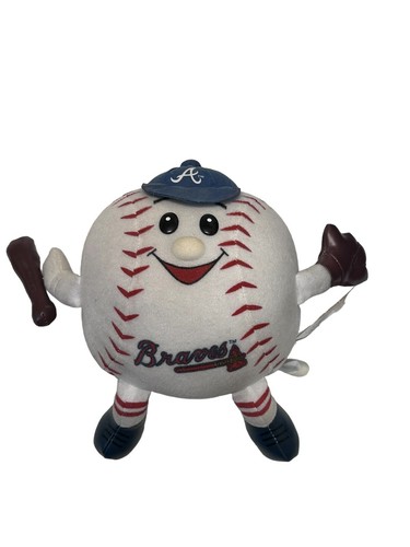 Atlanta Braves 6.5" Soft Plush Stuffed Baseball Guy With Glove, Cap ...