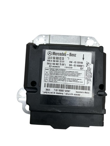2017-2019 MERCEDES GLS63 X166 AMG SAFTEY RESTRAIN AIR SRS BAG CONTROL ...