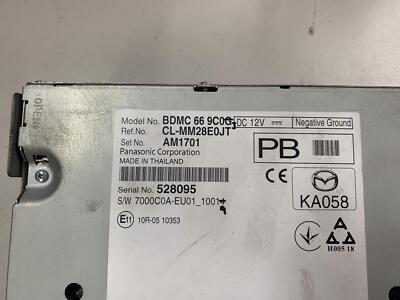 MAZDA 3 STEREO CONNECTIVITY UNIT PANASONIC AFTERMARKET BP, BDMC 66 9C0G ...