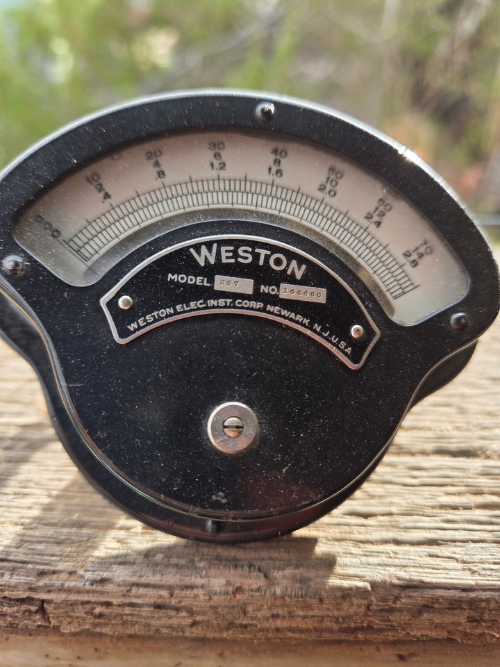 Vintage Weston panel meters useful in DIY Hi-Fi amplifiers. | eBay