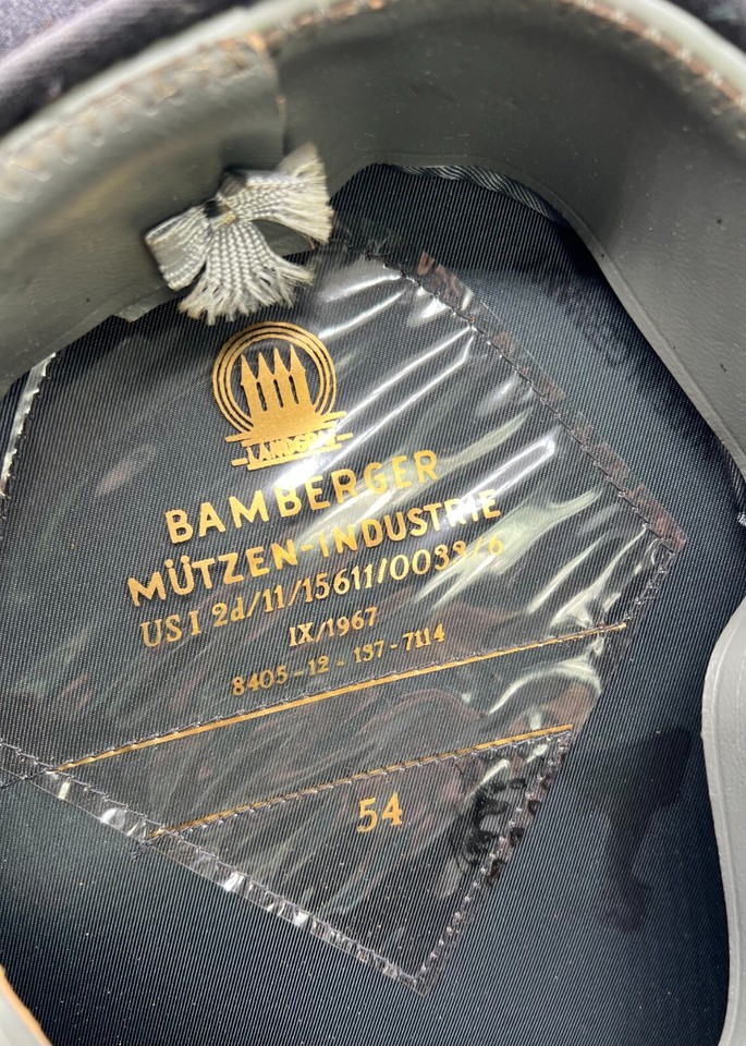 Vintage West German Bundeswehr Reconnaissance Recon Visor Cap Hat ...