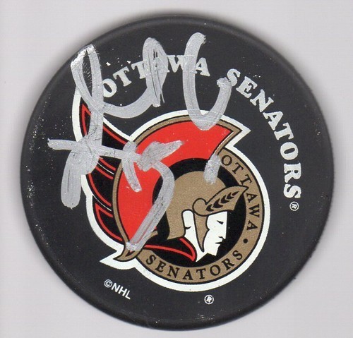 ALEXANDRE DAIGLE SIGNED AUTOGRAPHED OTTAWA SENATORS HOCKEY PUCK | eBay