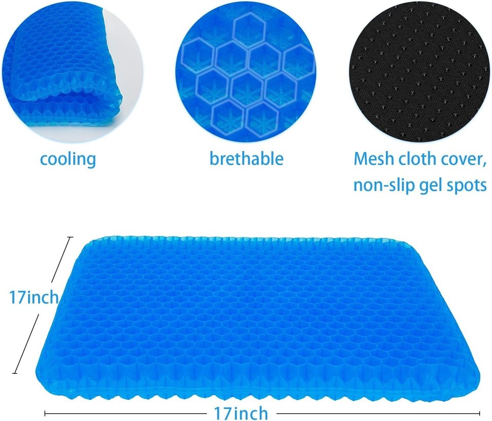 Aduken Large Gel Seat Cushion | eBay