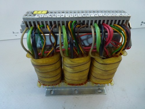 Schmidt D20 3-Phase Transformer 200VA Prim 220-500V 0.3A Sec 18-20-22V ...