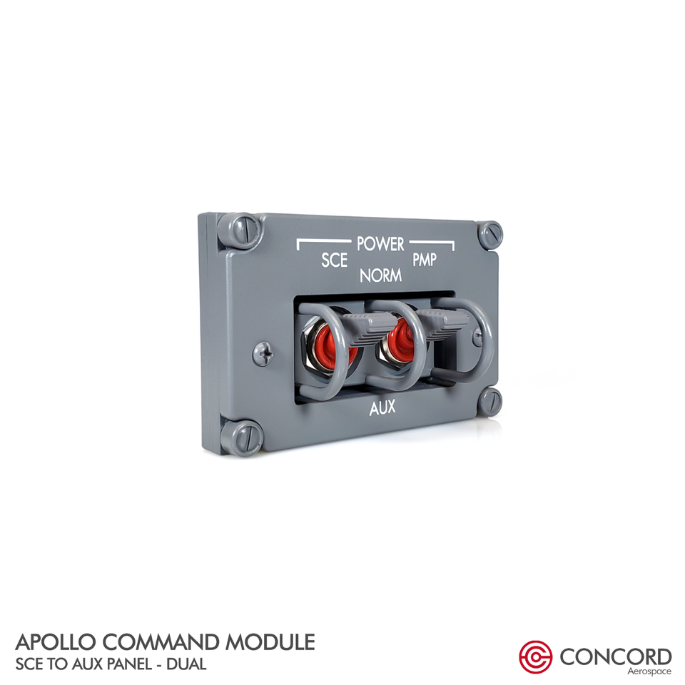 APOLLO COMMAND MODULE DUAL SWITCH PANEL - SCE TO AUX REPLICA ...