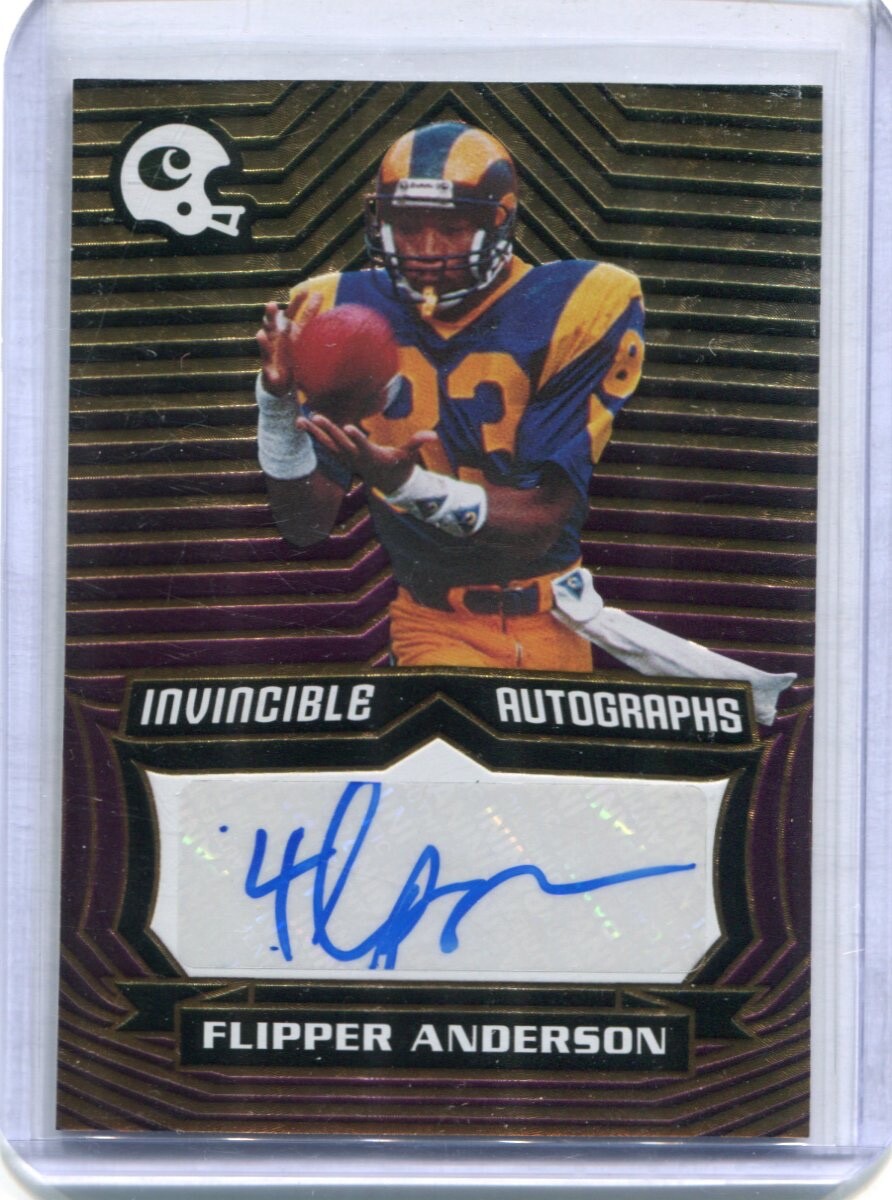 2021 Panini Invincible - FLIPPER ANDERSON - Autograph - LOS ANGELES ...