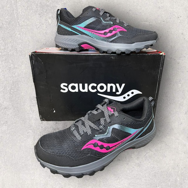 Size 9.5 - Saucony Excursion TR16 Low Black Fuchsia W for sale online ...
