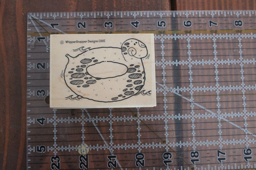 WHIPPER SNAPPER Summer Pool Floatie Inflatable Raft Wood Rubber Stamp ...