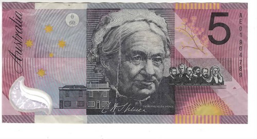 AUSTRALIA $5 Dollars VF POLYMER Commemorative Banknote (2001) P-56b ...