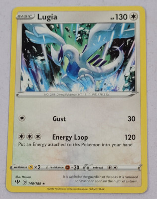 Lugia Pokémon TCG Card Rare Vintage Pokemon | eBay