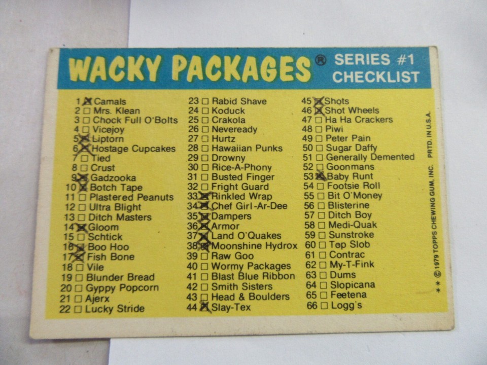 Topps Wacky Card: ARMOUR HOT DOGS 1973, 4th Series* | eBay