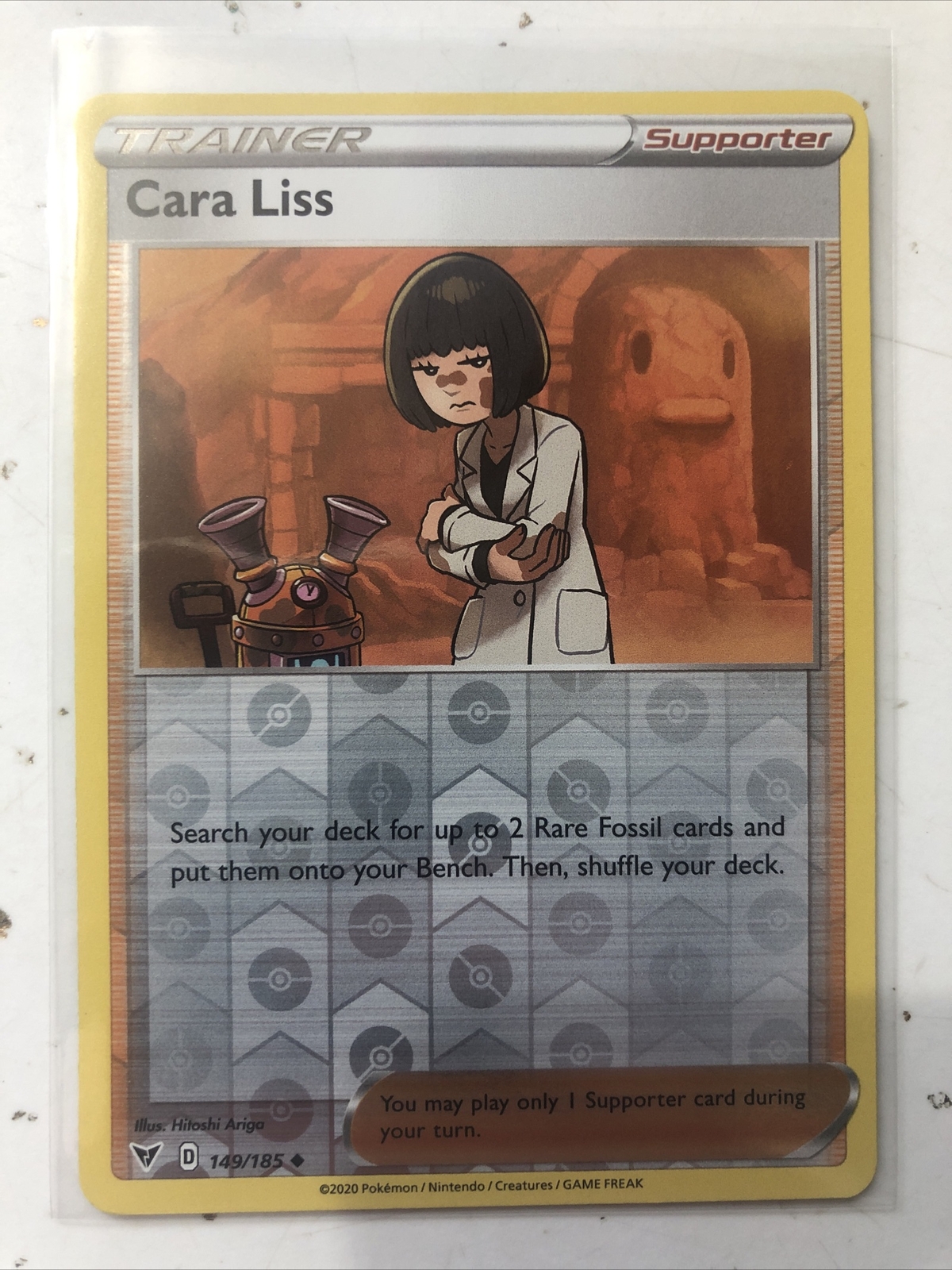 Reverse Cara Liss 149/185 Holo Rare Near-Mint to Mint (NM-M) Pack Fresh ...