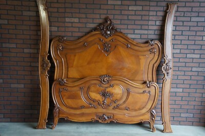 Antique French Full Bed ~ Parisian Bed ~ French Rococo Bed ~ Louis XV ...
