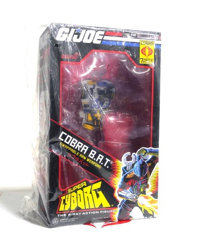 GI Joe Action Figure X-Ray Super Cyborg Cobra B.A.T. Bat 11" Super7 ...