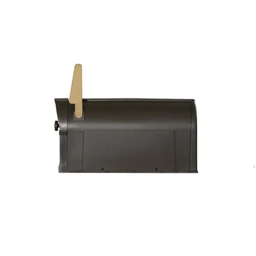 Postal Pro Post Mount Hampton Mailbox in Bronze with Gold Lettering | eBay