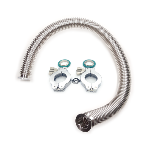 bmotiontech KF25 bellow corrugated hose vacuum coupling w/ clamp sets 0 ...